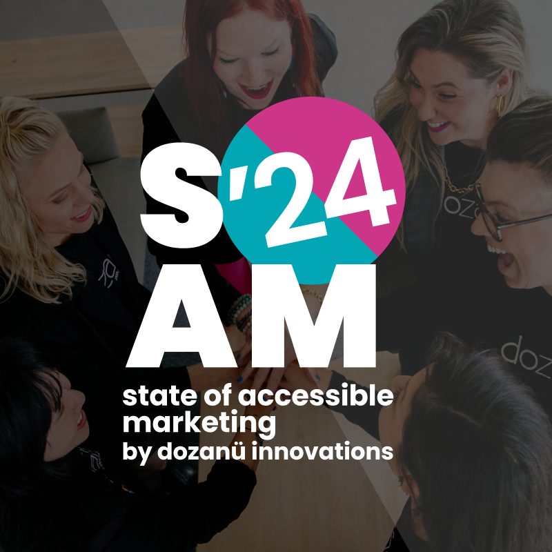 State of Accessible Marketing by dozanü innovations